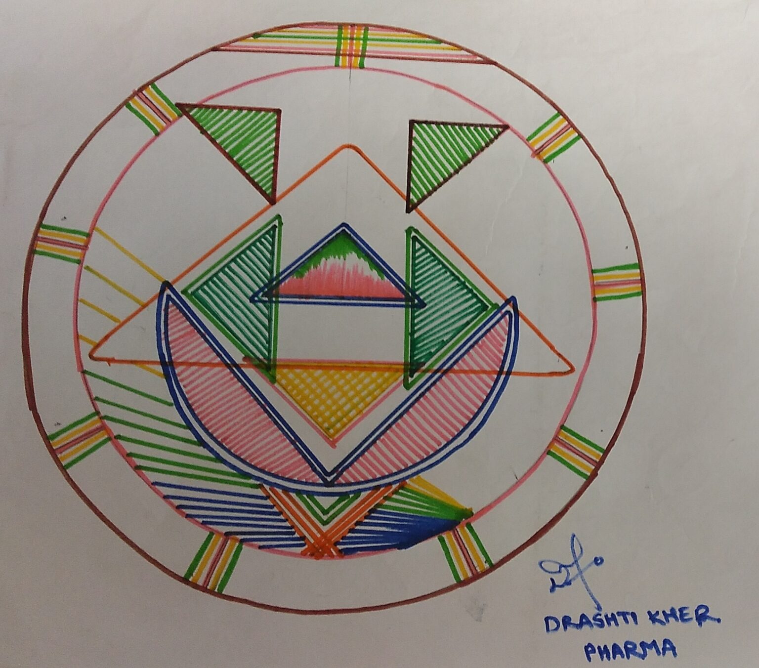 A glimpse of a Mandala Art Therapy session for IIT BHU Students
